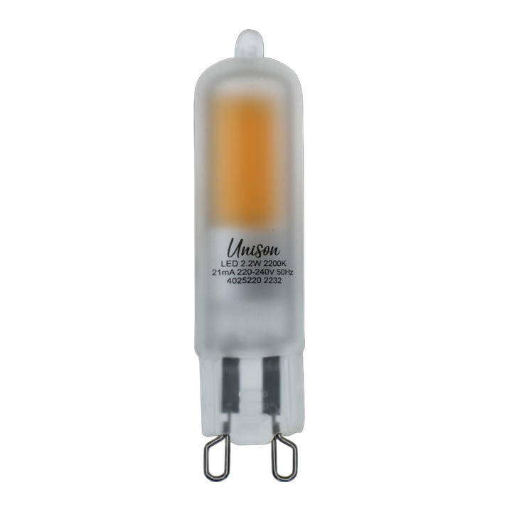 LED pære - G9 - 2,2w (180lm) - Dæmpbar - 2200K - Unison - G9 LED pærer ...